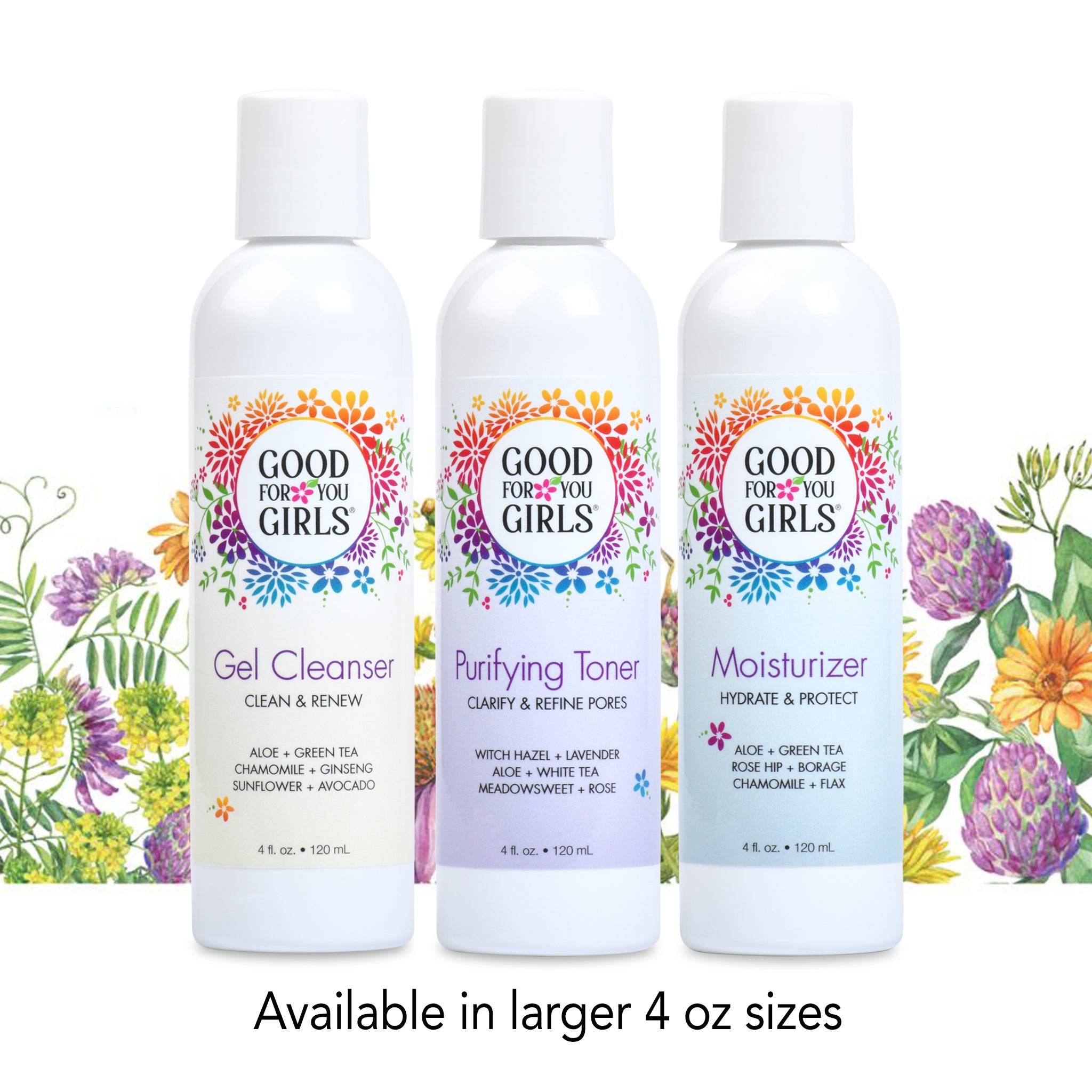 Good For You Girls - 3-Step Skincare Kit, tweens, teens, sensitive skin ...