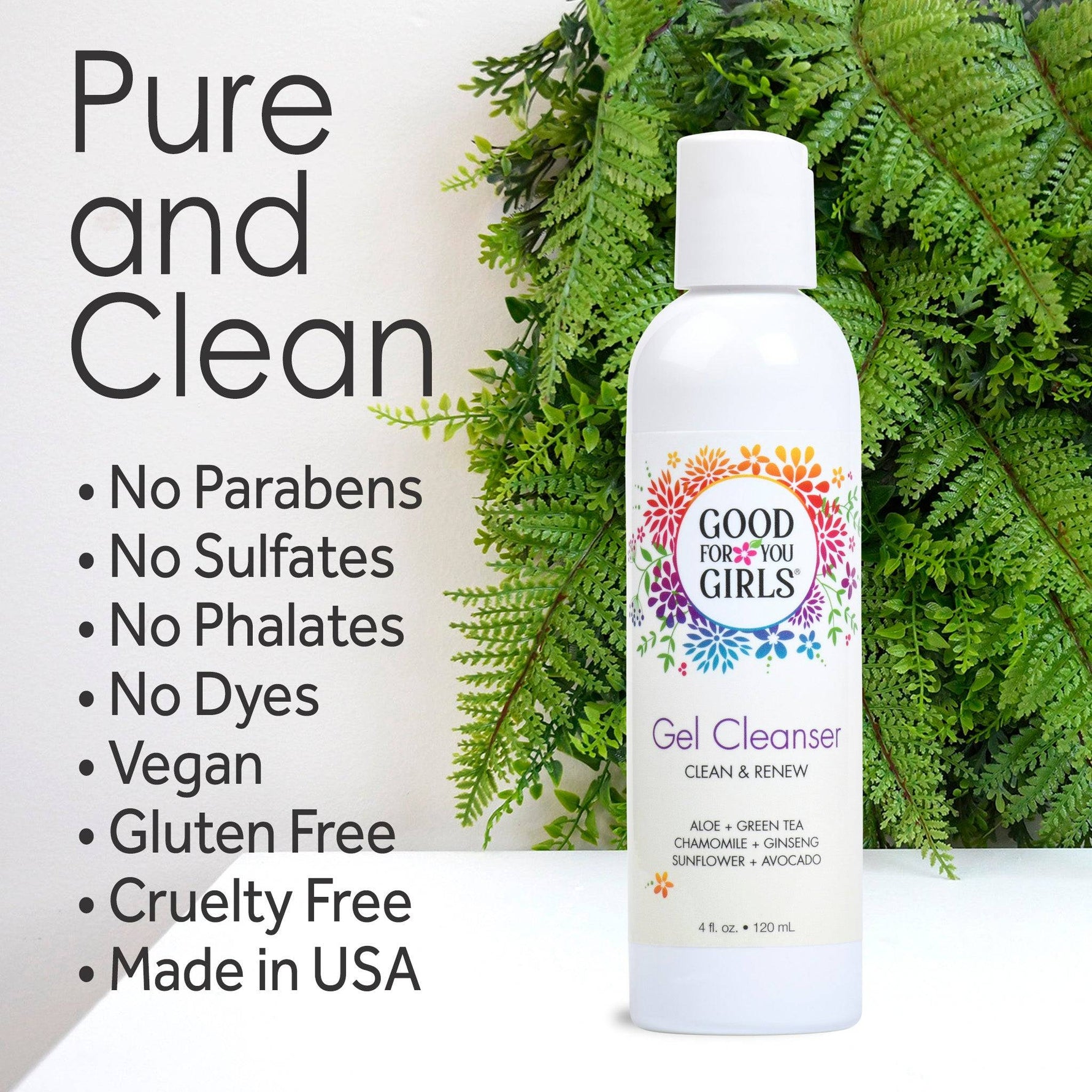 Natural Gel Cleanser | Clean Skincare for Teens | Good For You Girls