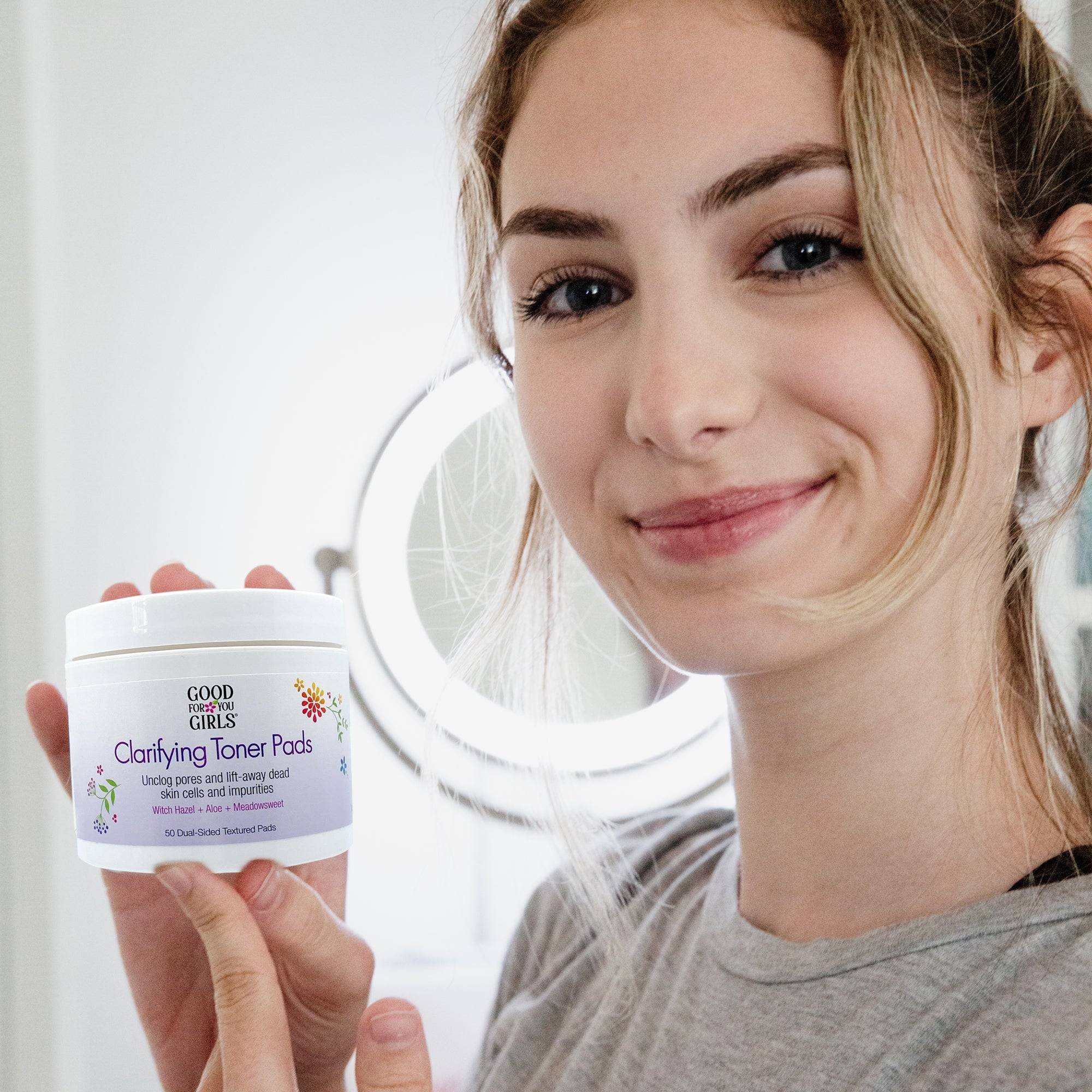 Good For You Girls Purifying Toner Pads for tweens, teens, clears pores ...